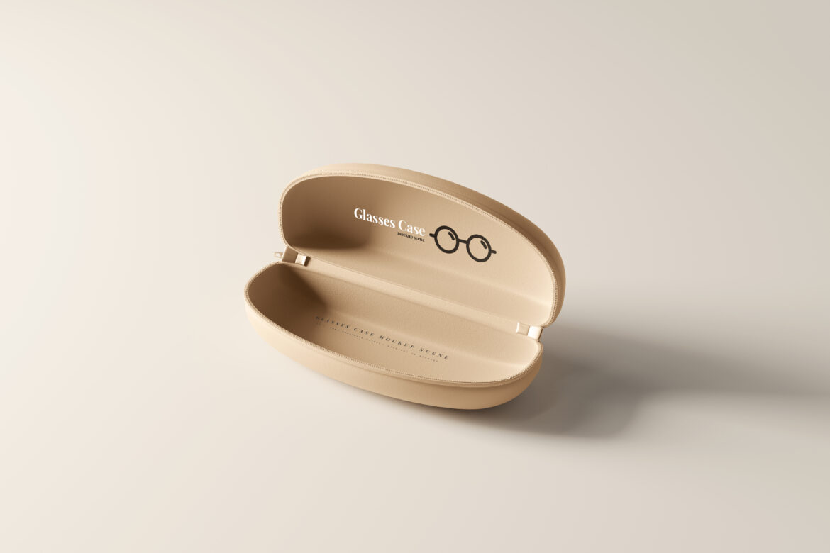 Glasses Case Mockup - Mockup Free