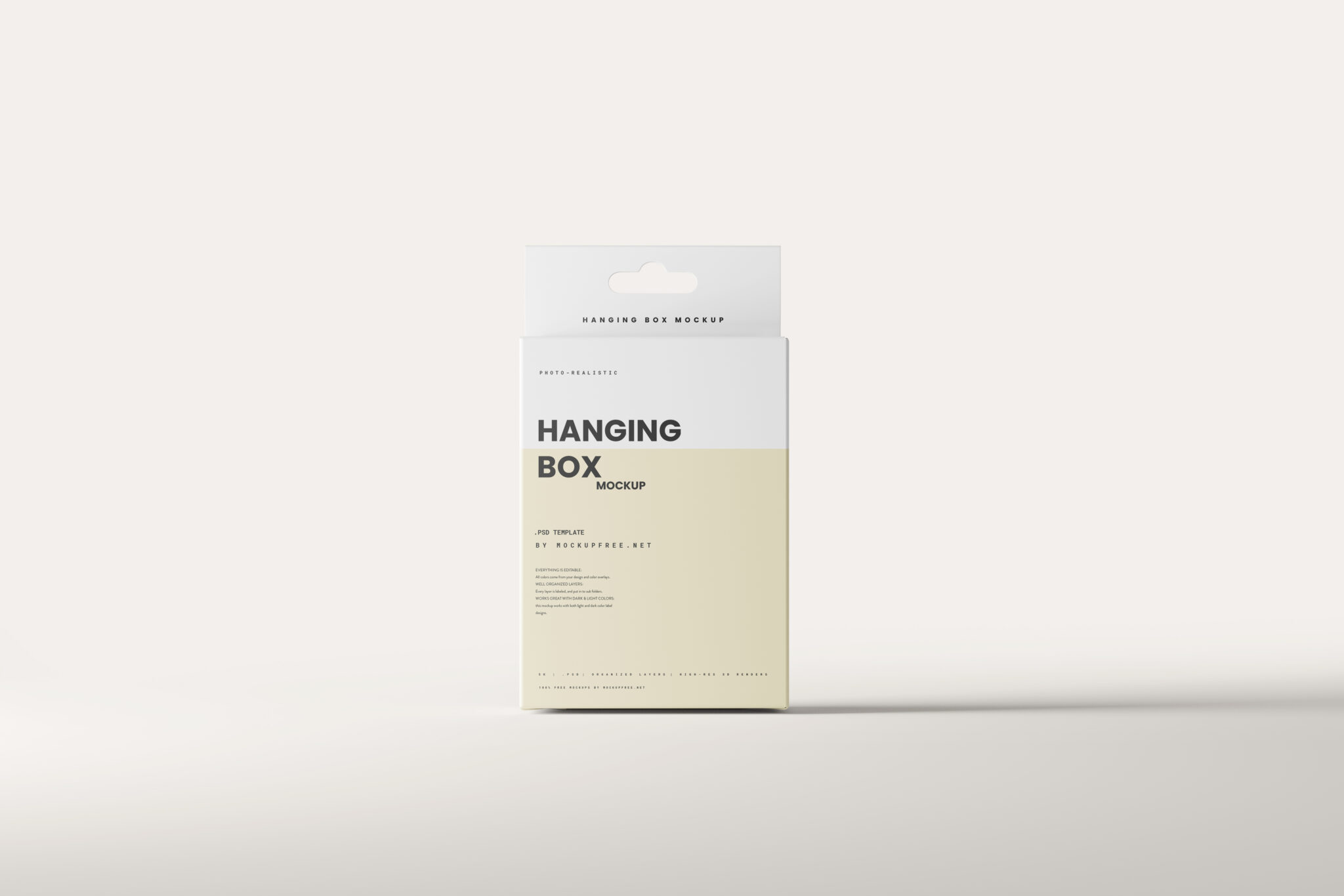 Hanging Box Mockup - Mockup Free