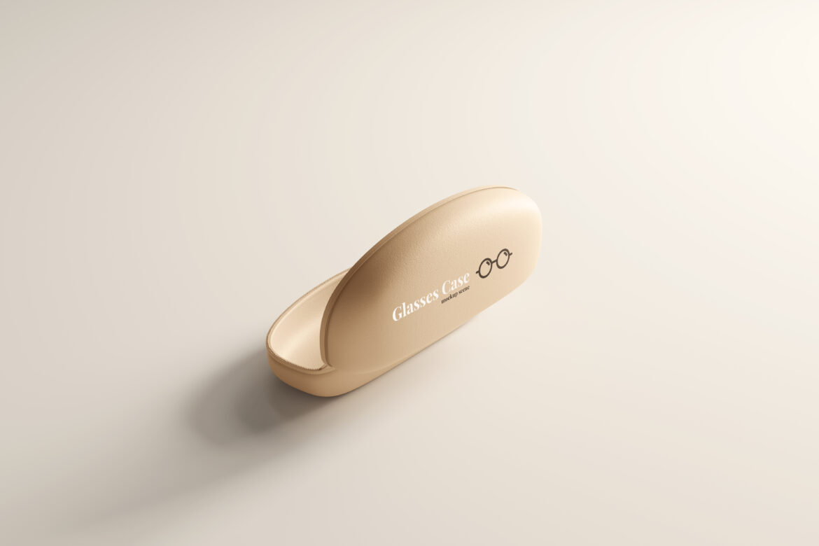 Glasses Case Mockup - Mockup Free