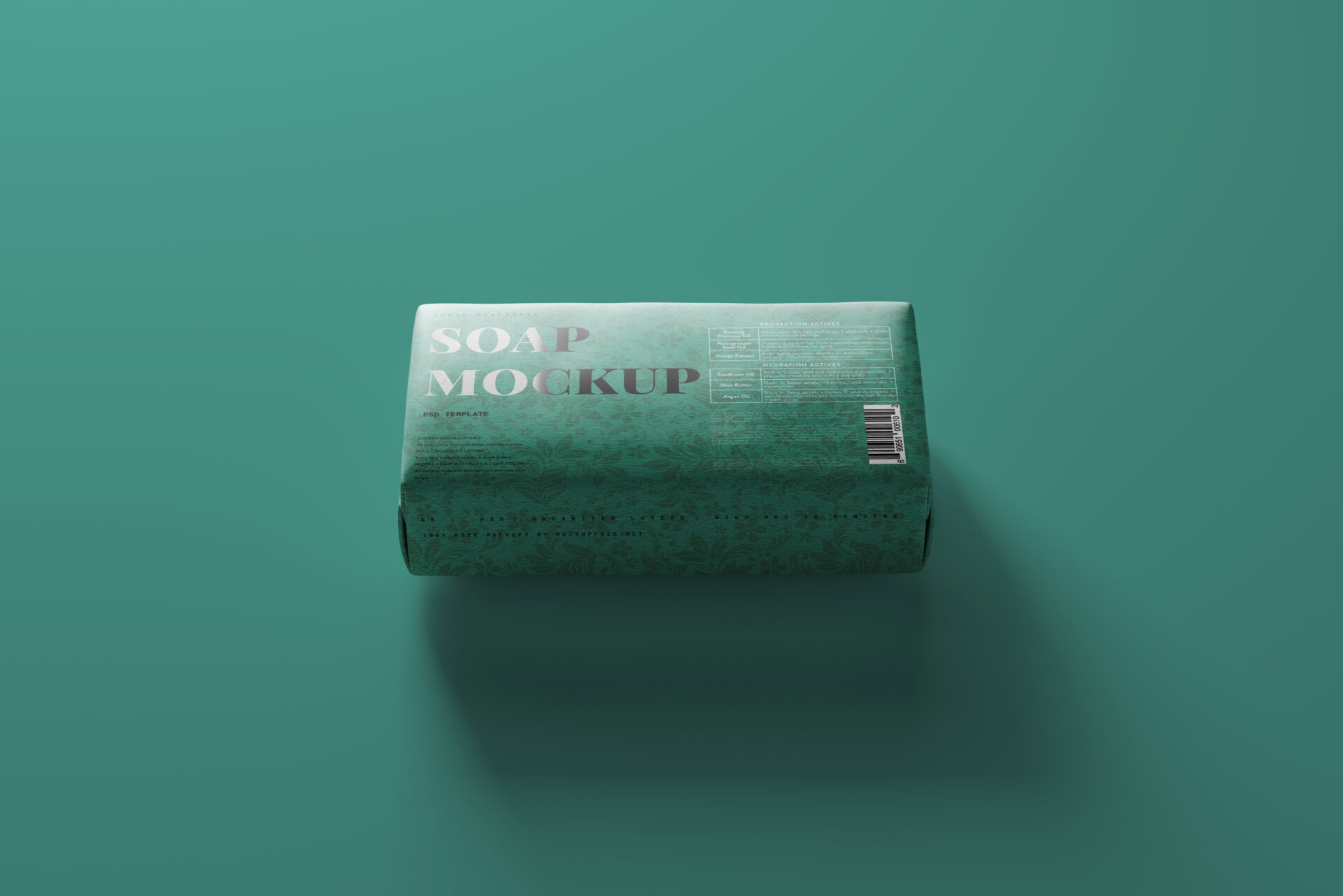 Soap Cube Packaging Mockup - Mockup Free