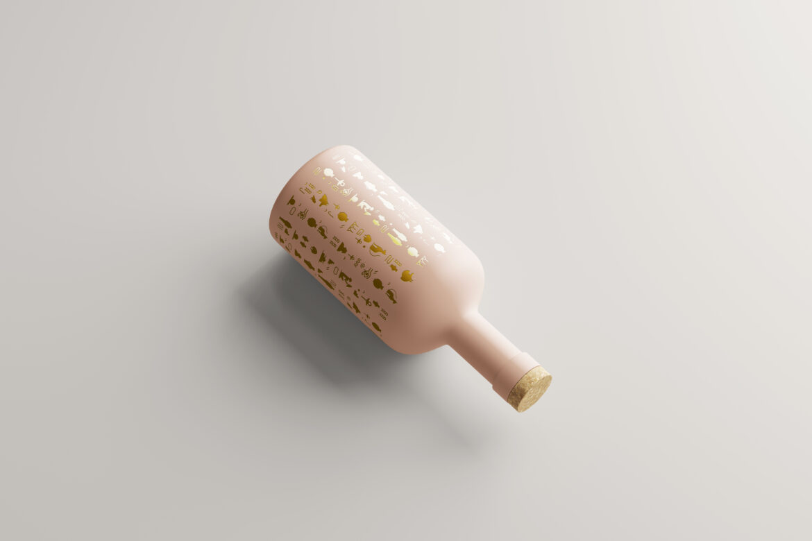 Clay Bottle Mockups - Mockup Free