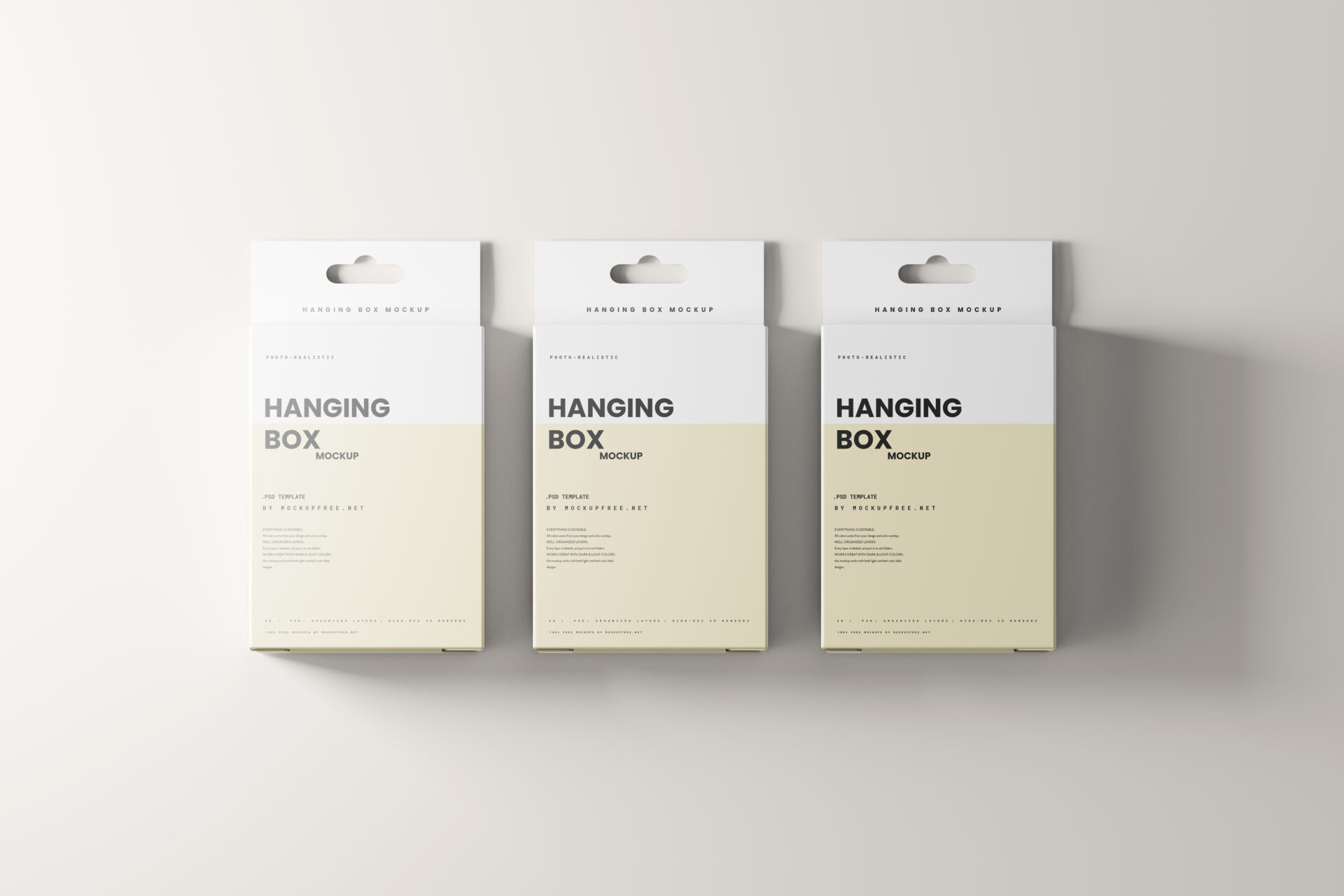 Hanging Box Mockup - Mockup Free