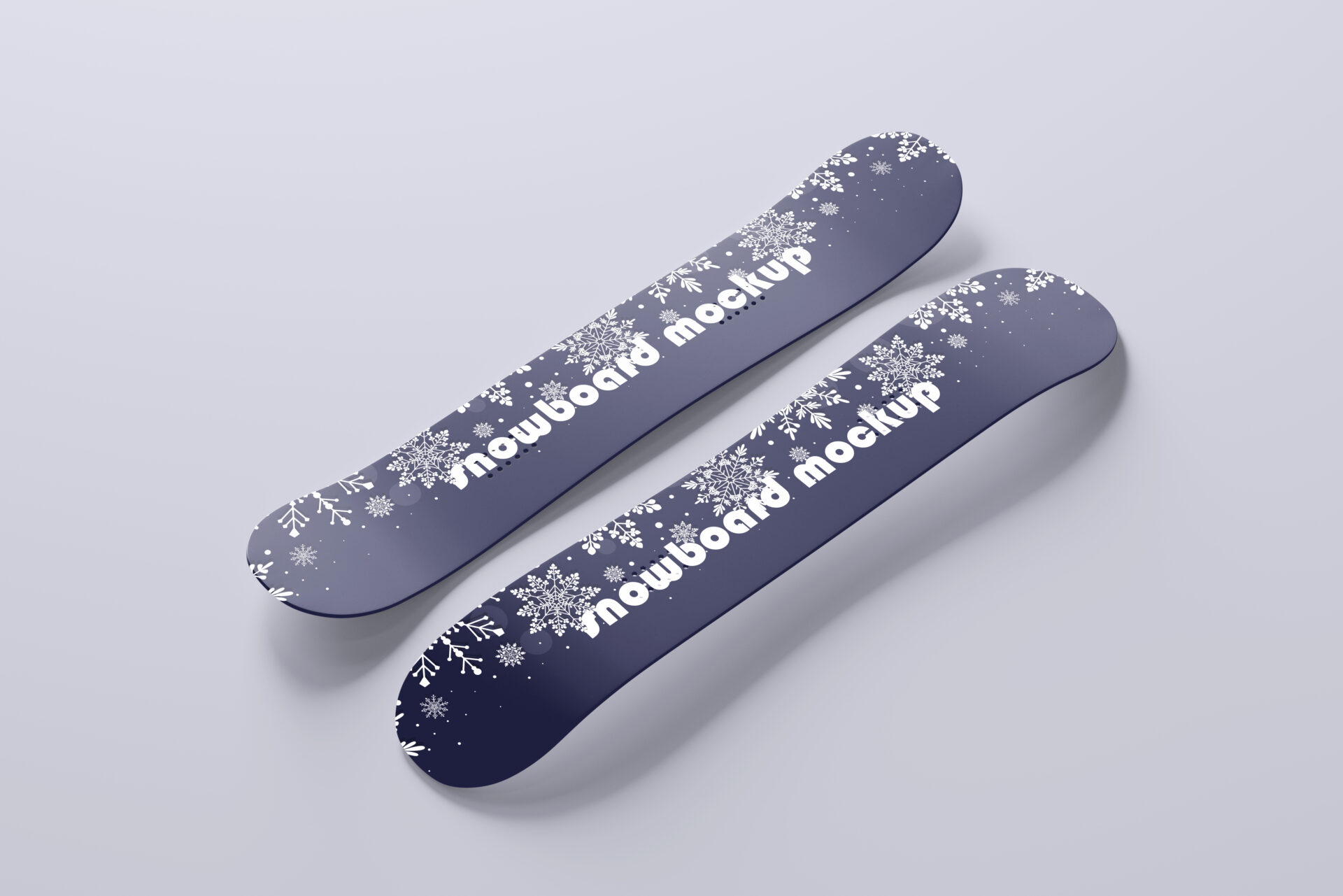 Snowboard Mockups - Mockup Free
