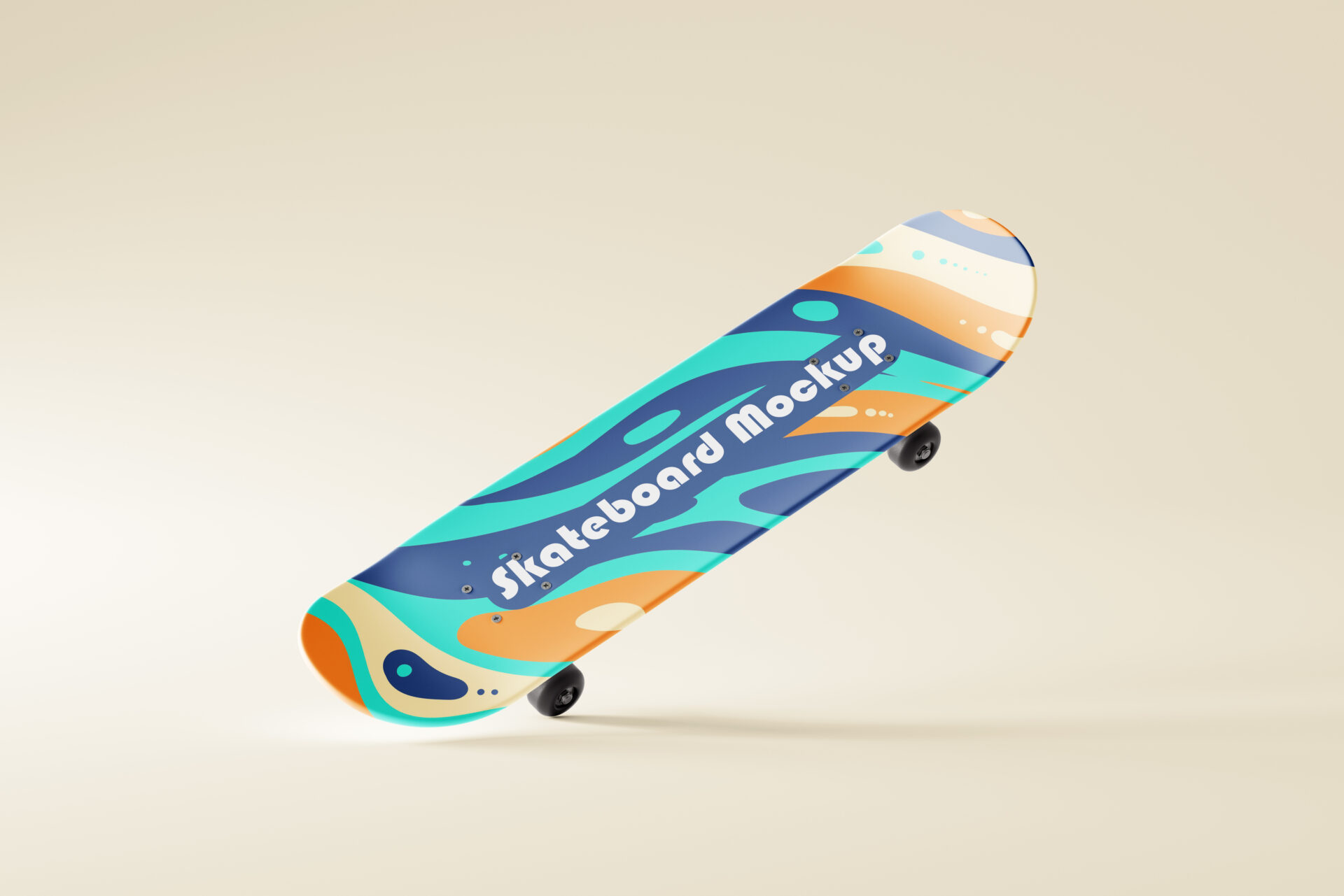 Skateboard Mockup - Mockup Free