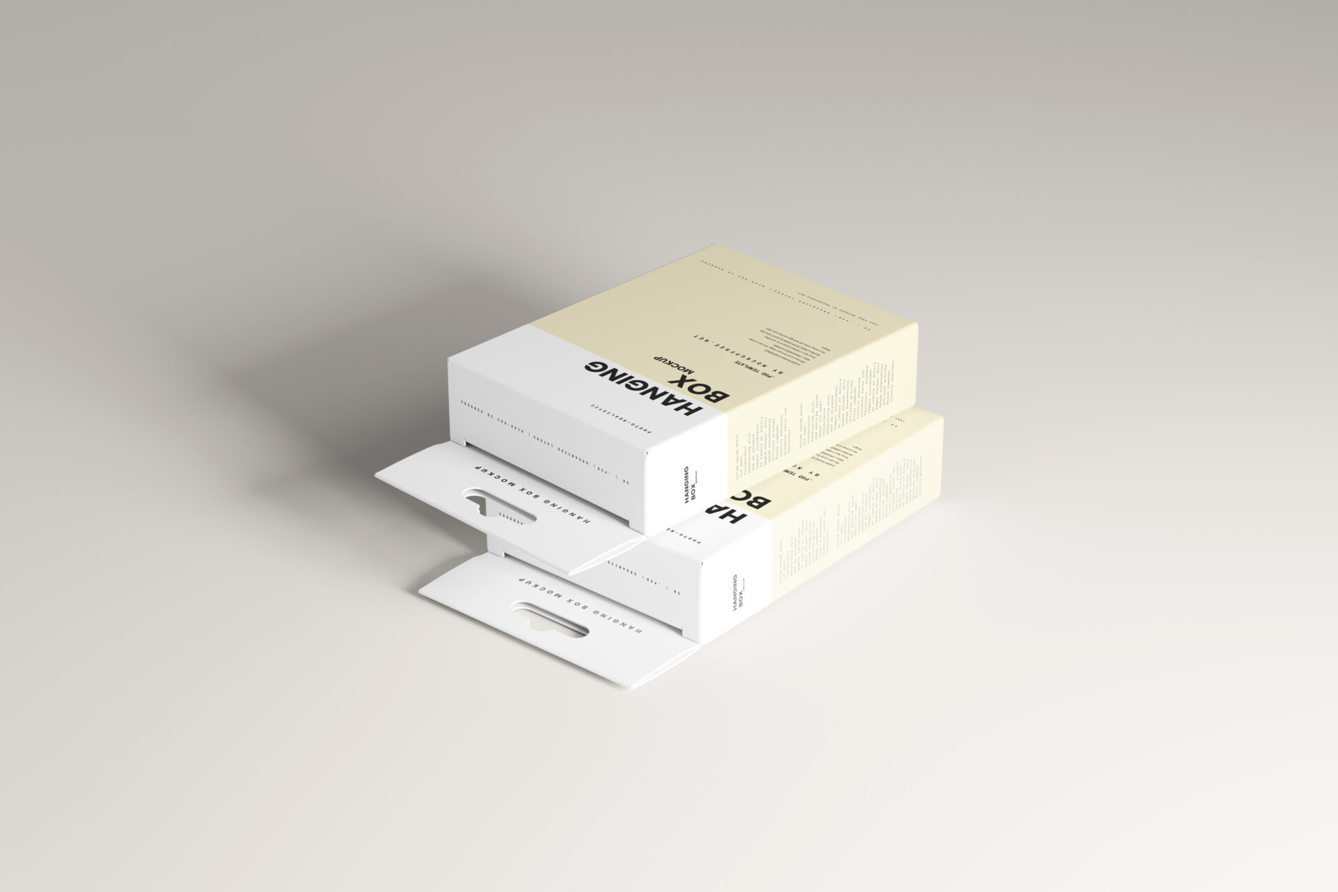 Hanging Box Mockup - Mockup Free