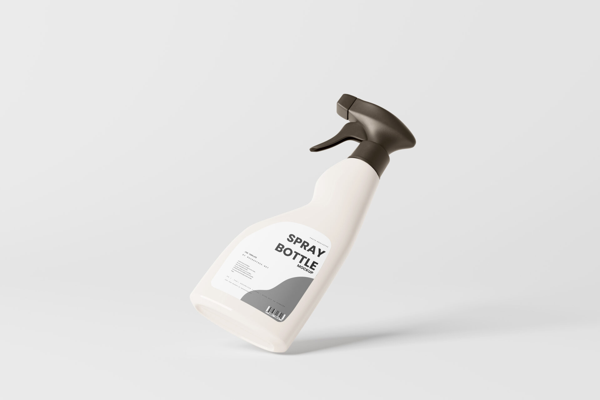 Glass Cleaner Spray Bottle Mockup - Mockup Free