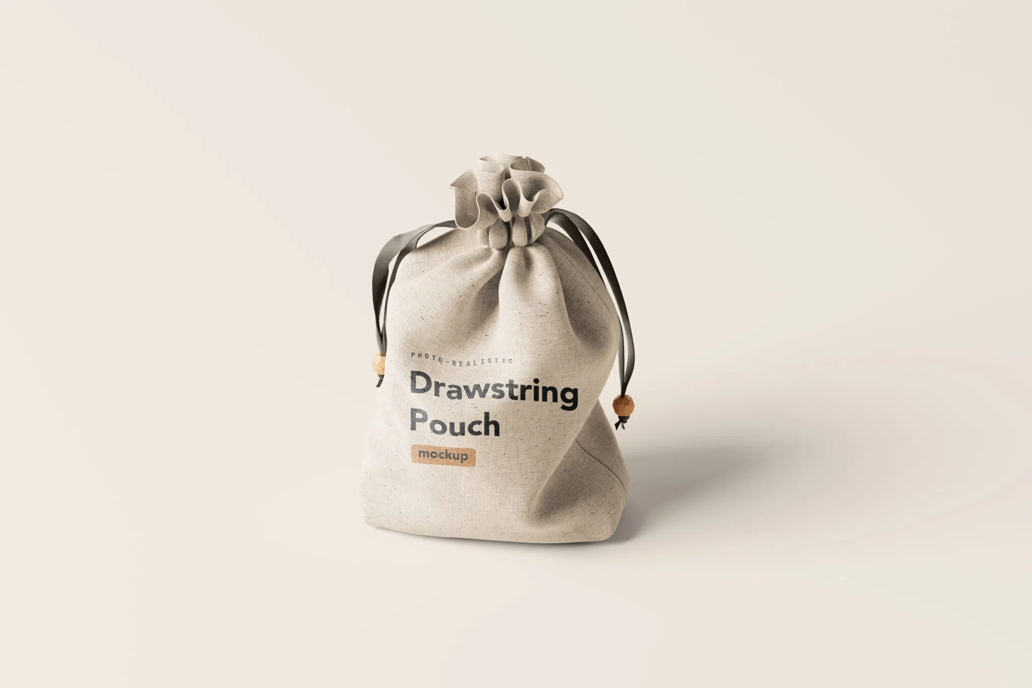 Drawstring Pouch Mockup - Mockup Free