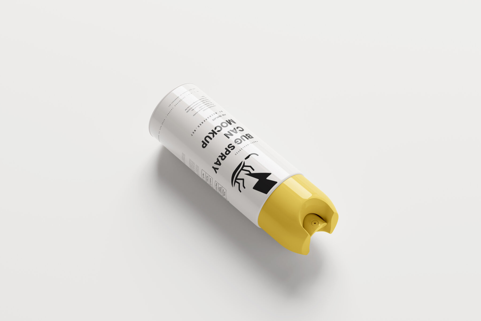 Bug Spray Can Mockup - Mockup Free