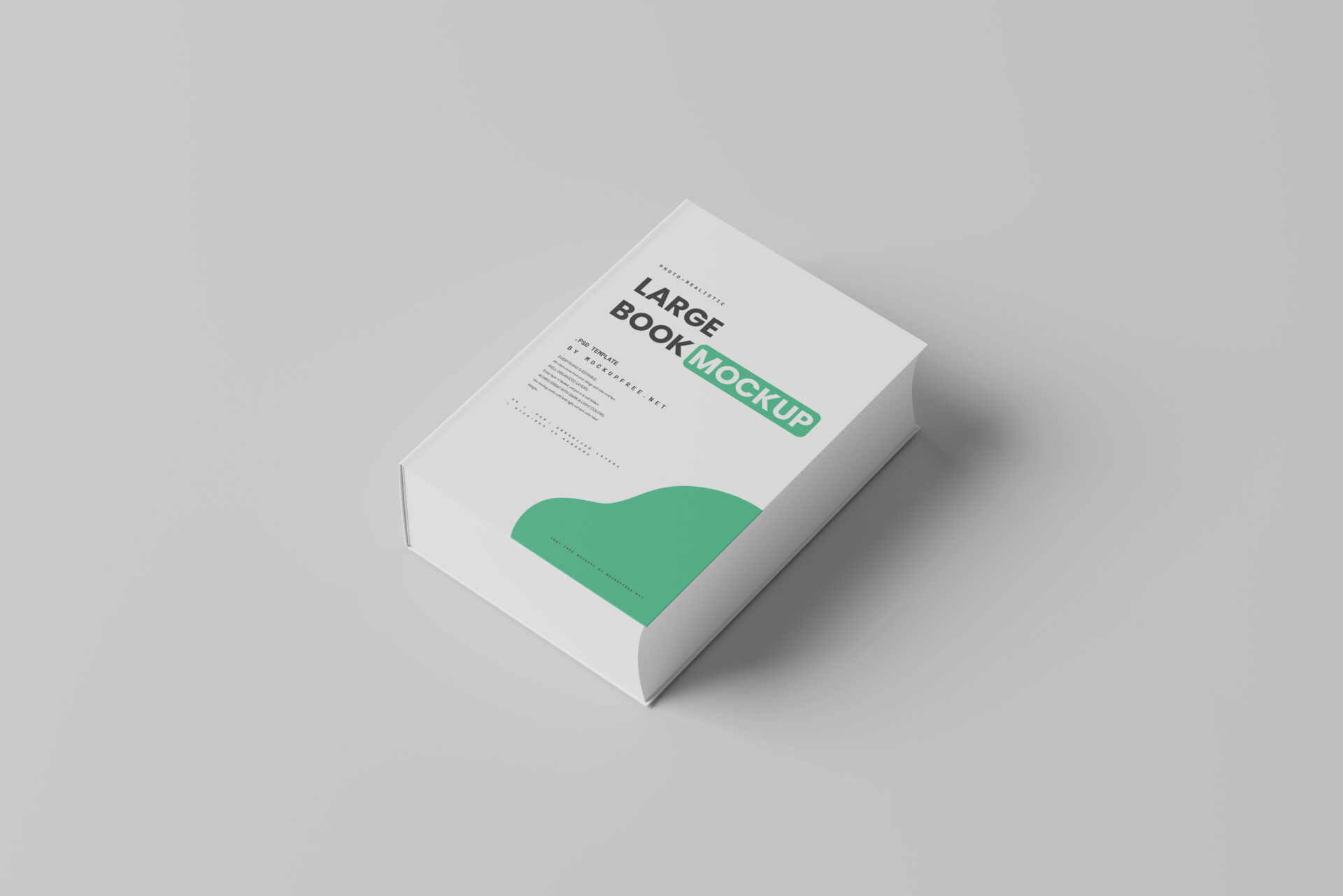 Large Size Book Cover and Inner Page Mockups - Mockup Free