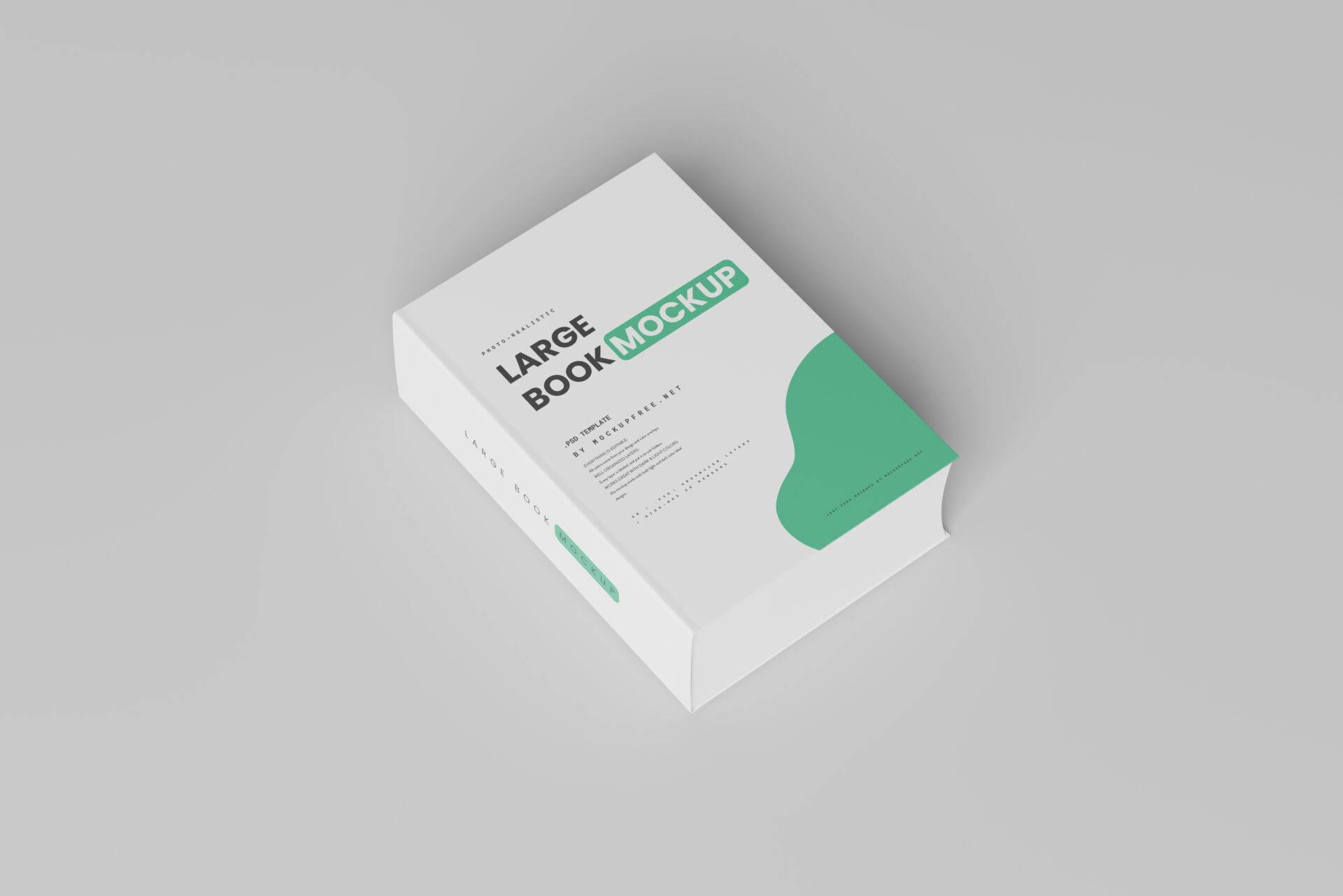 Large Size Book Cover and Inner Page Mockups - Mockup Free