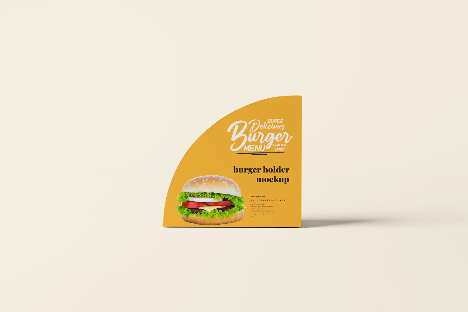 Burger Holder Mockups - Mockup Free