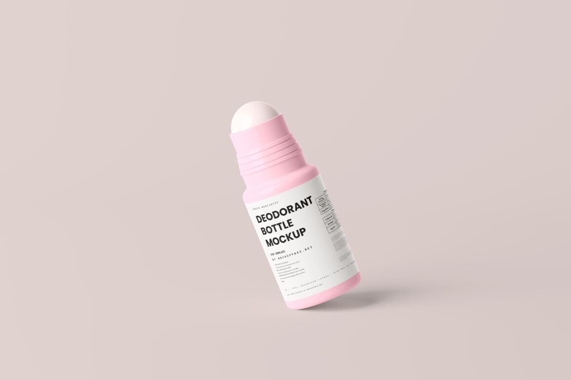 Deodorant Bottle Mockup - Mockup Free