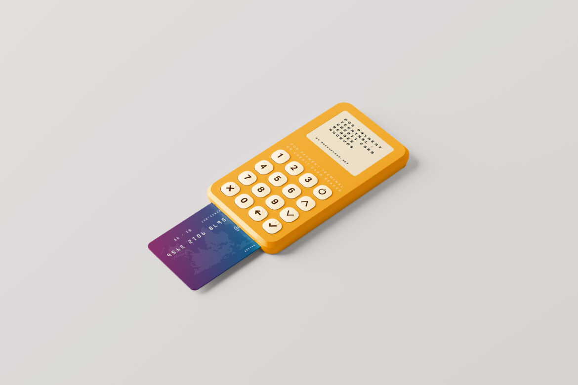 Credit Card Reader Mockups - Mockup Free
