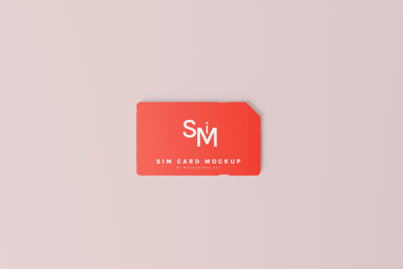Mobile SIM Card Mockups - Mockup Free