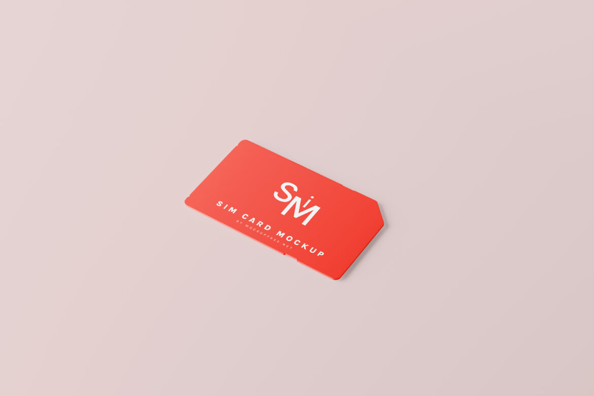 Mobile SIM Card Mockups - Mockup Free