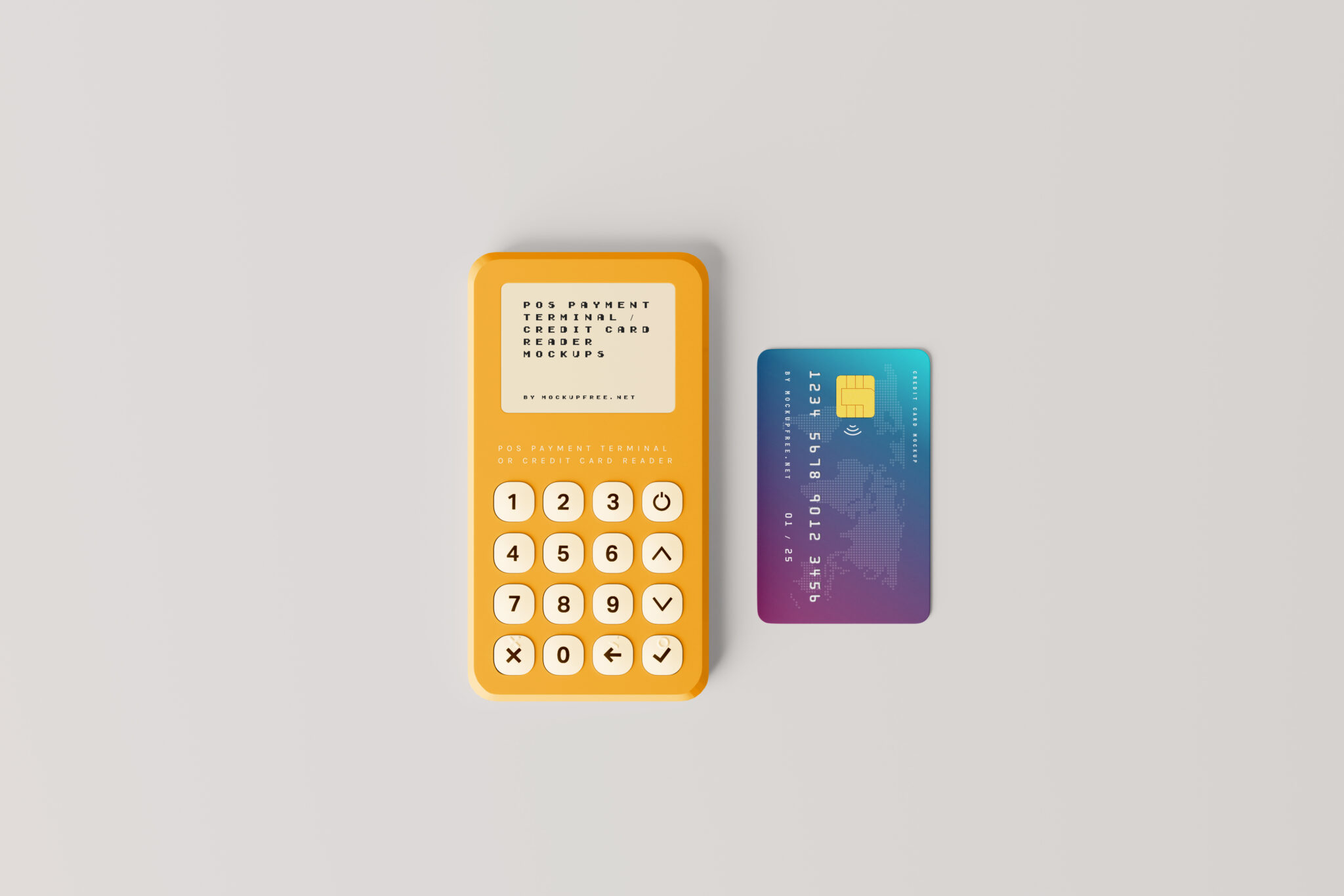 Credit Card Reader Mockups - Mockup Free