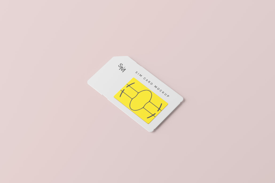 Mobile SIM Card Mockups - Mockup Free