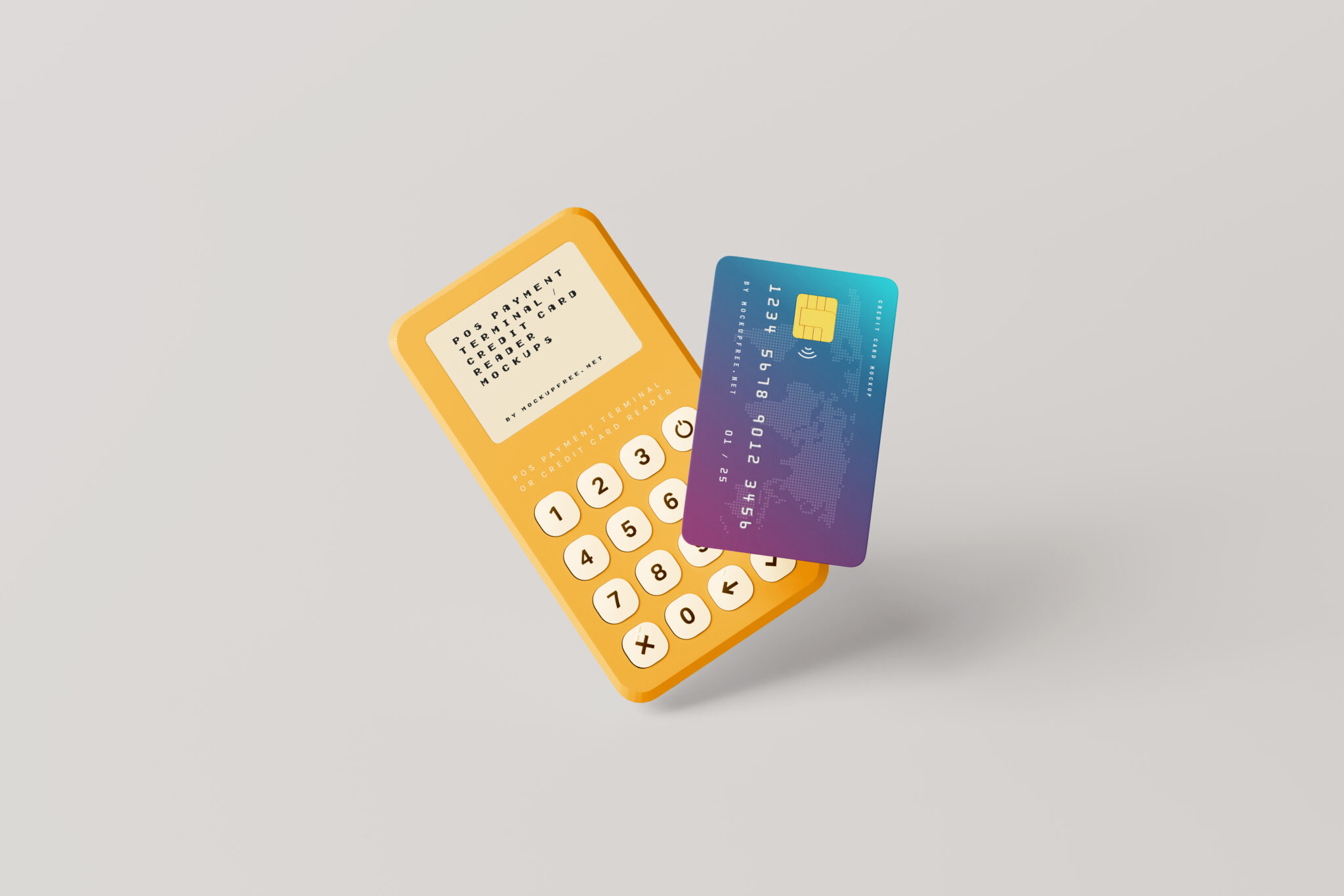 Credit Card Reader Mockups - Mockup Free