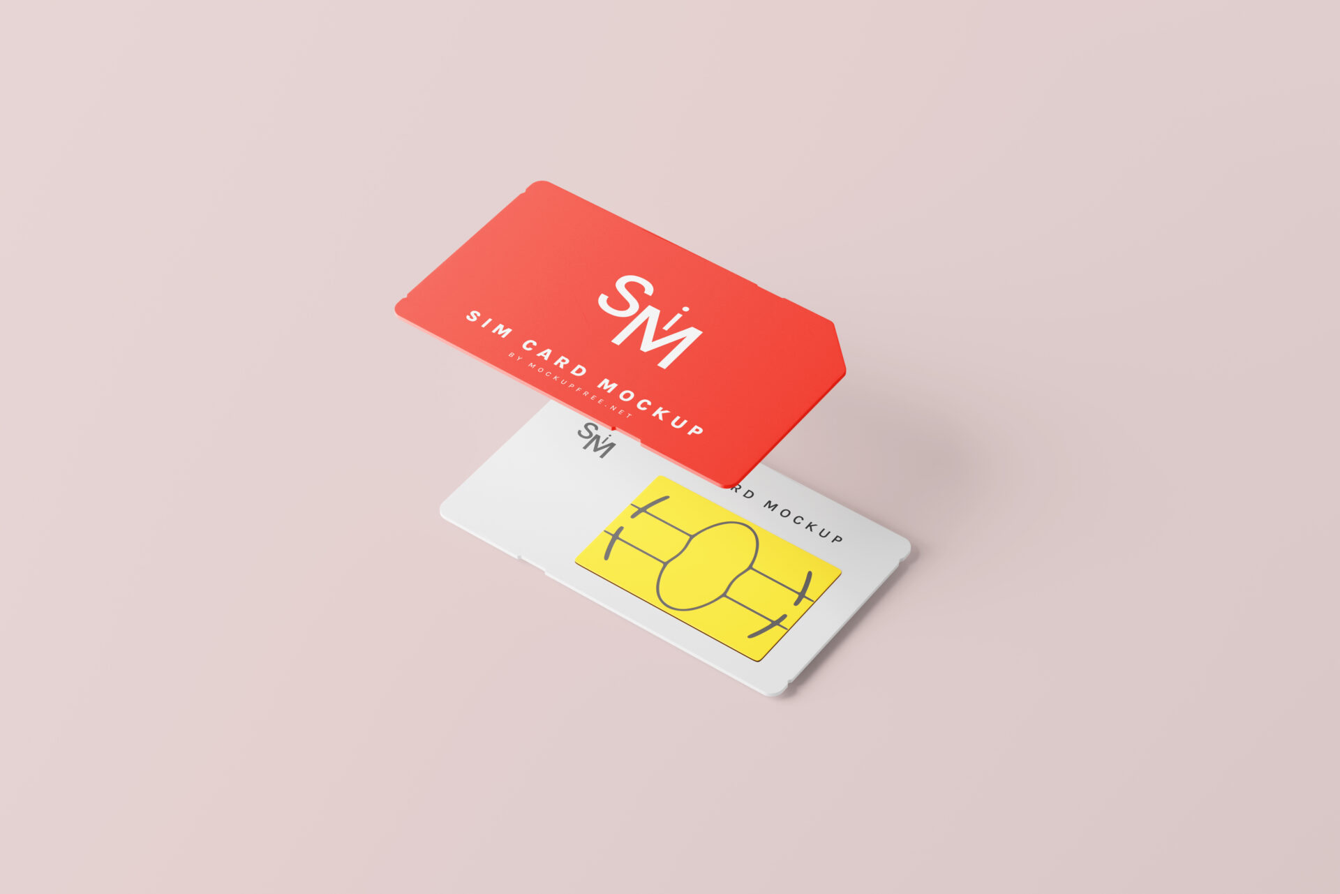 Mobile SIM Card Mockups - Mockup Free