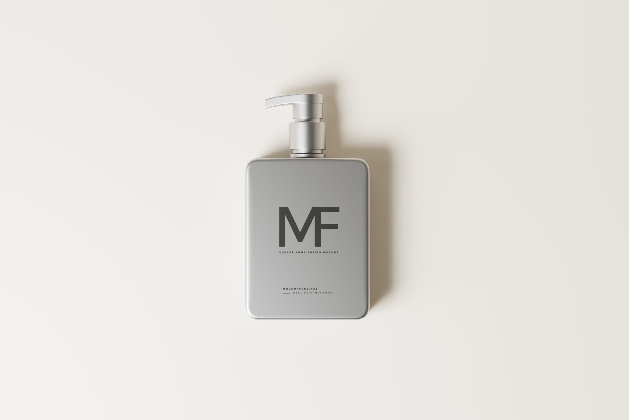 Square Pump Bottle Mockups - Mockup Free