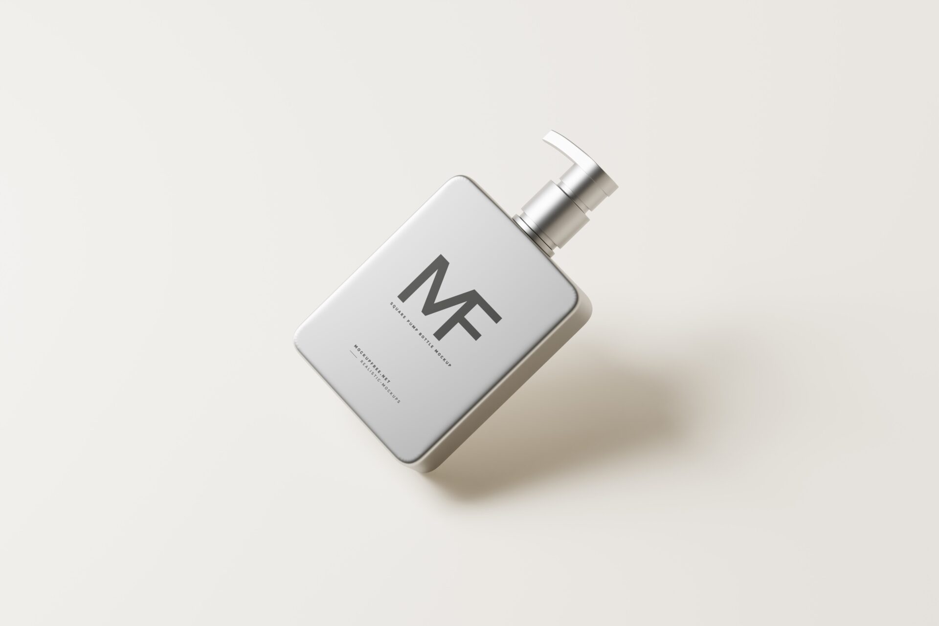 Square Pump Bottle Mockups - Mockup Free