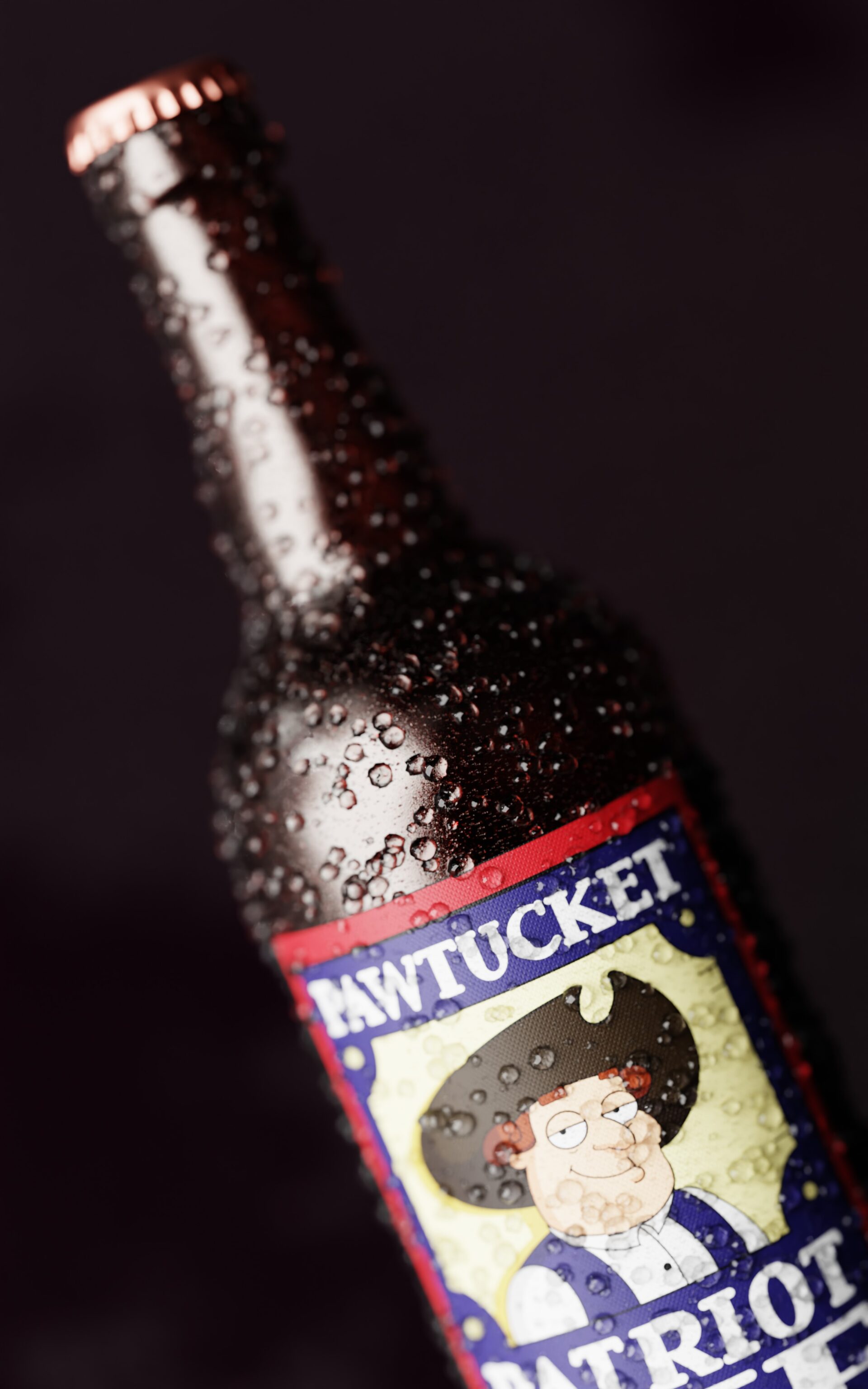 Real Pawtucket Patriot Ale, Real Life Product Visualization