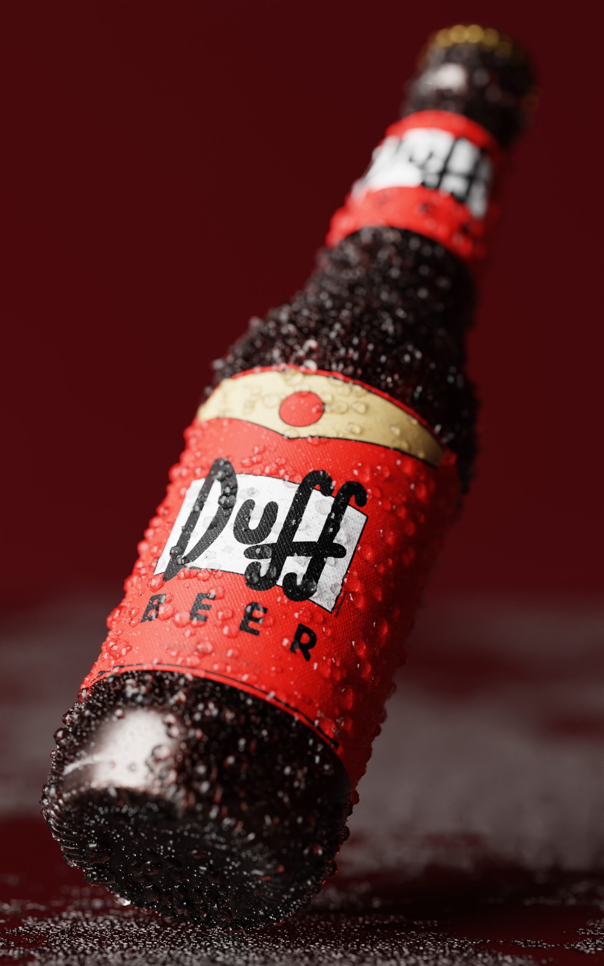 Real Duff Beer – Real life duff beer product visualization