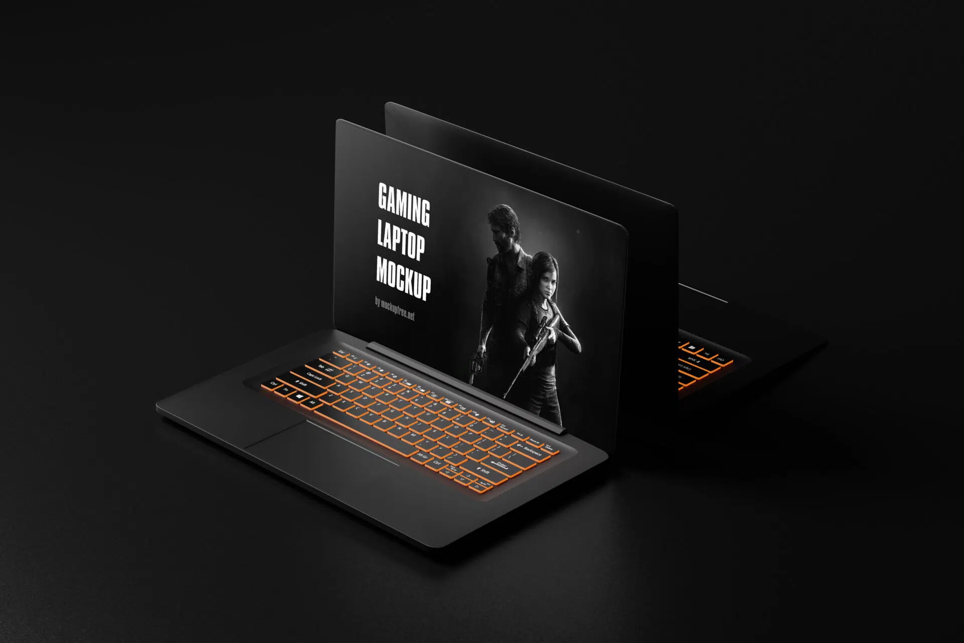 Gaming Laptop Mockup - Mockup Free
