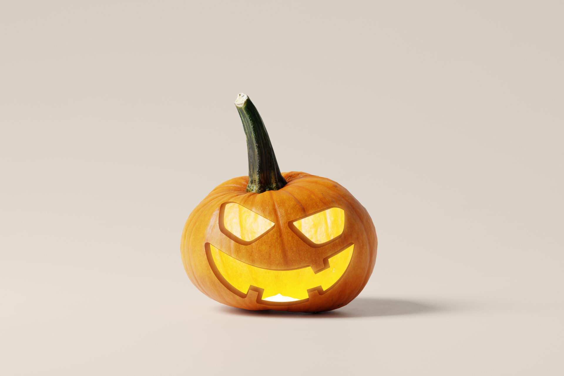 Halloween Pumpkin Jack-O-lantern Mockups - Mockup Free