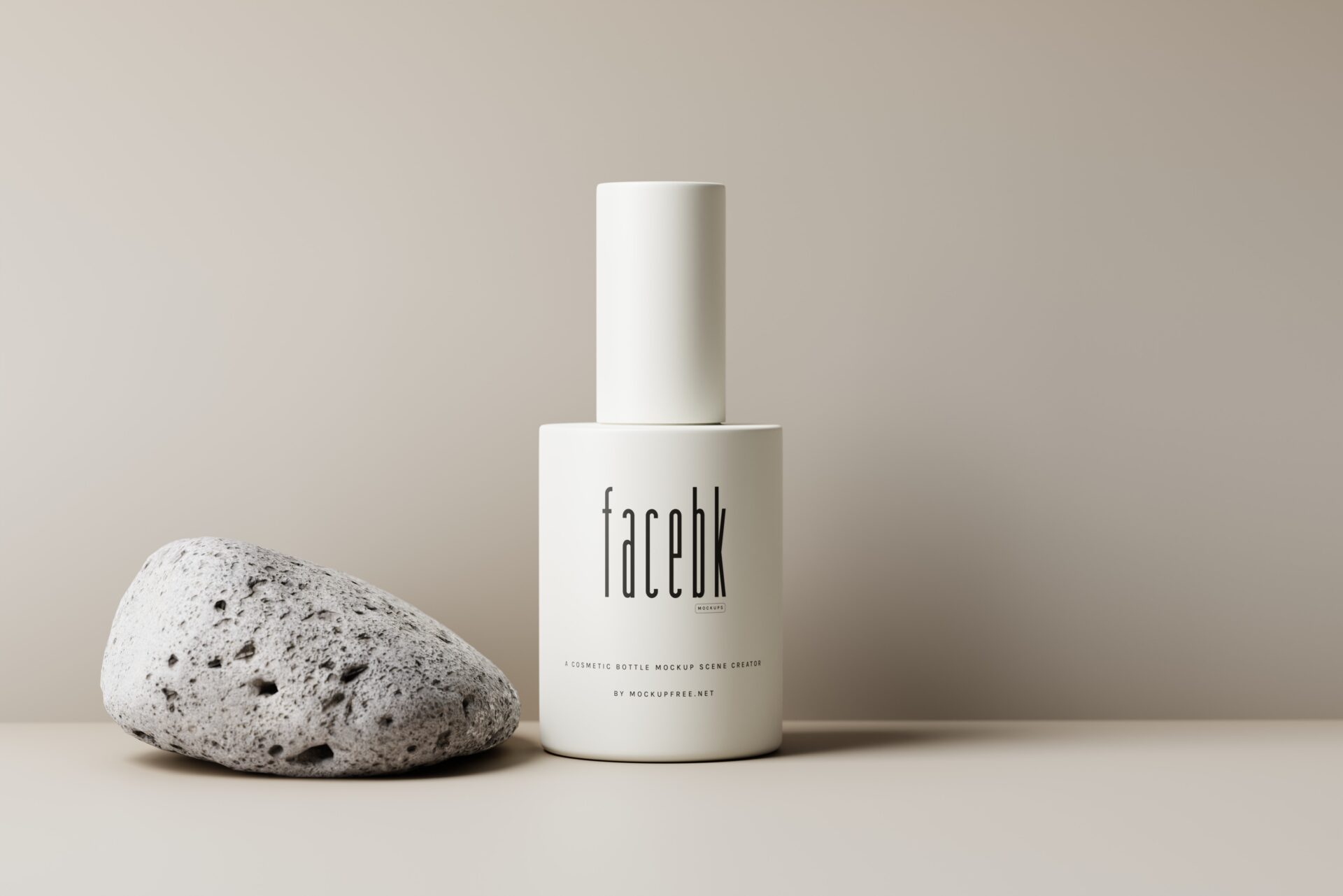 FaceBK – A Cosmetic Branding Mockup Kit - Mockup Free