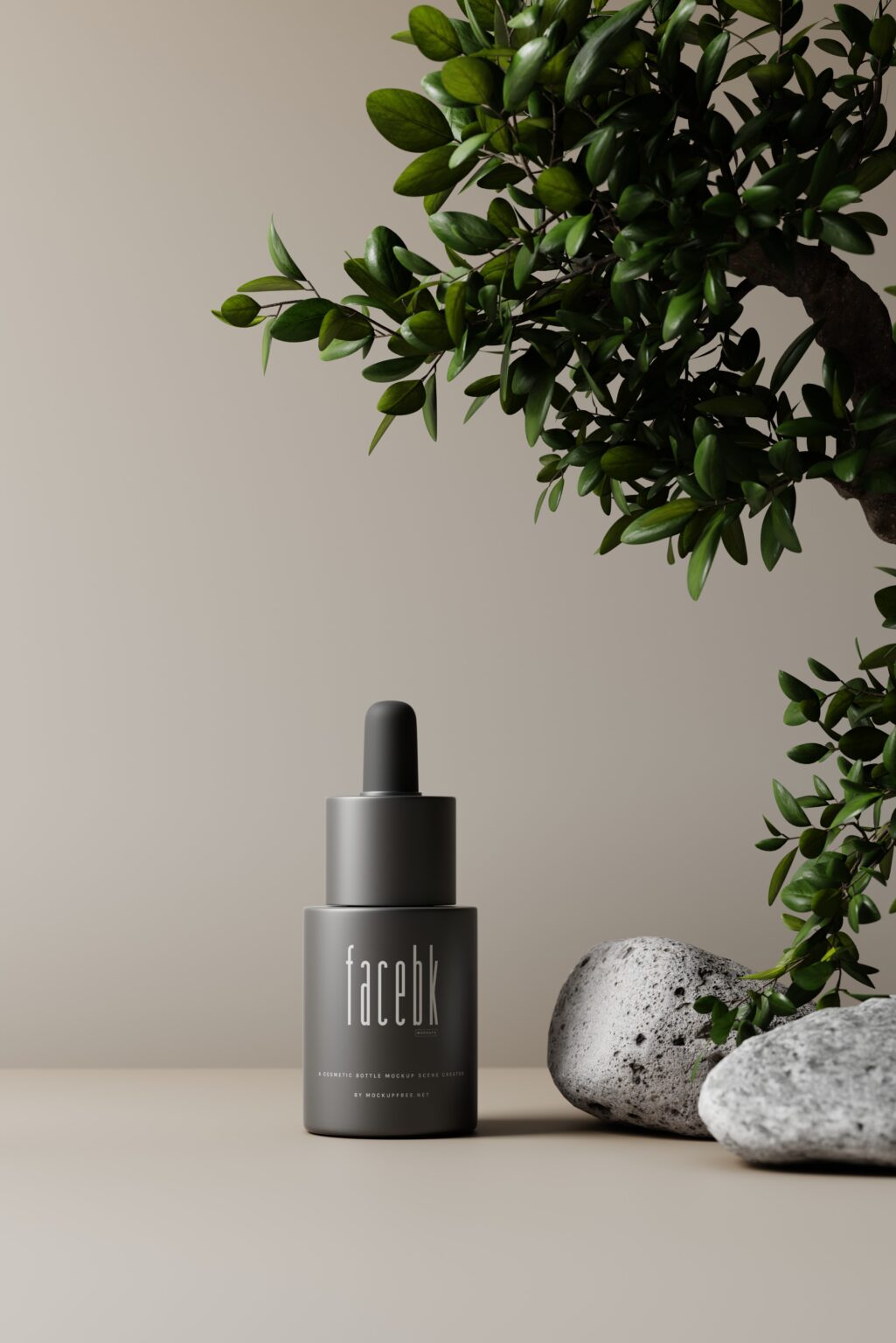 FaceBK – A Cosmetic Branding Mockup Kit - Mockup Free