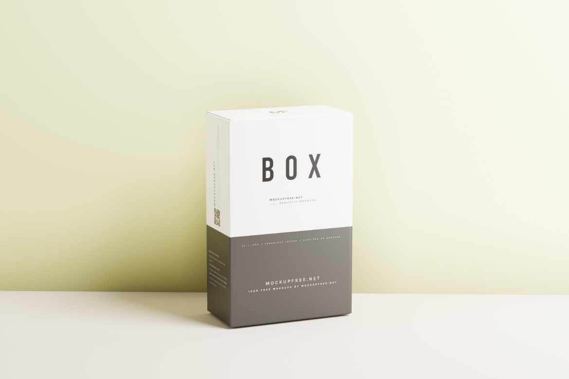 Cardboard Packaging Box Mockups - Mockup Free