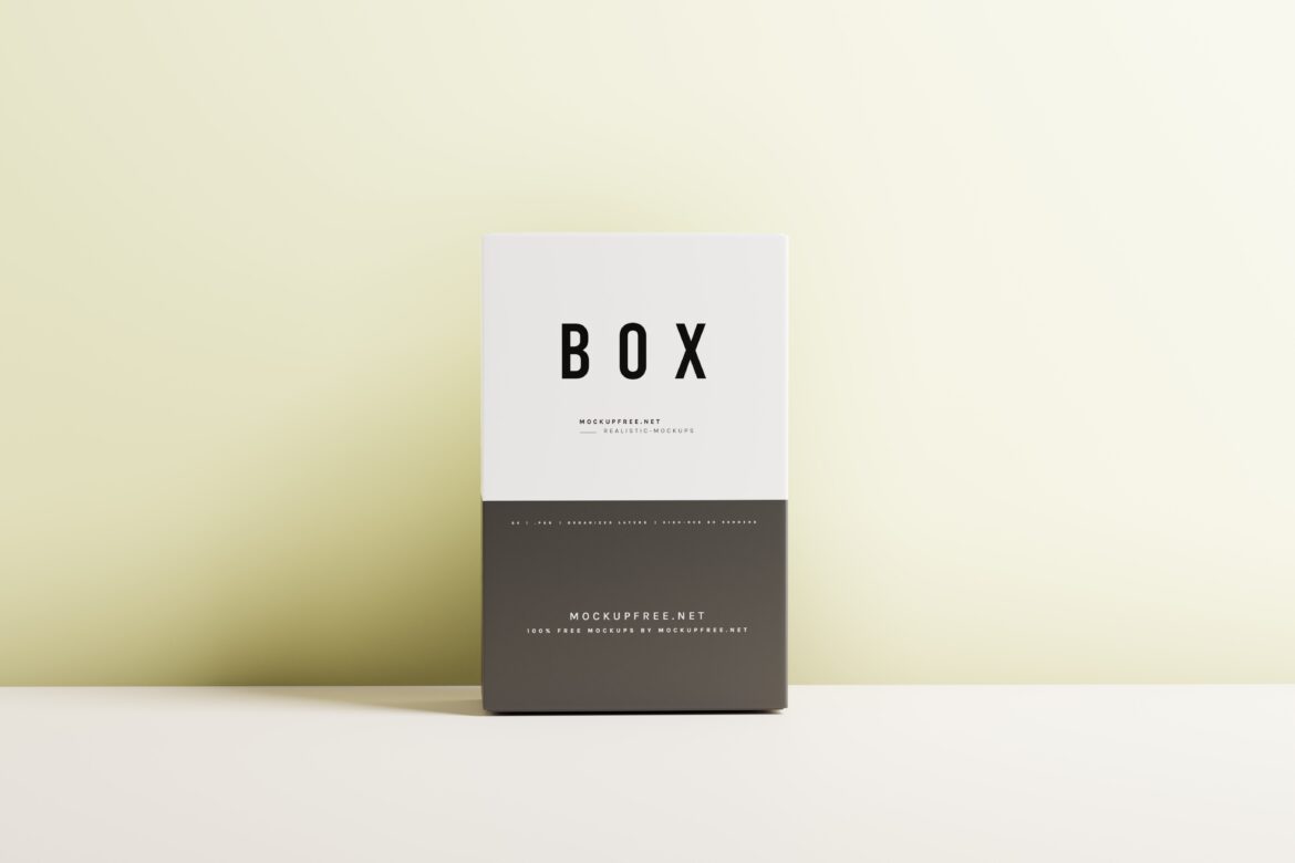 Cardboard Packaging Box Mockups - Mockup Free