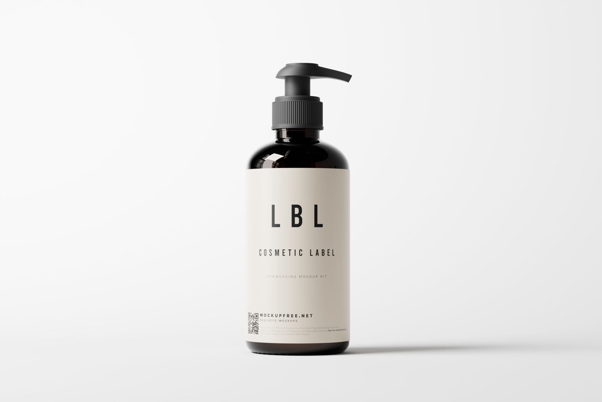 Cosmetic Label Showcasing Mockup Kit - Mockup Free