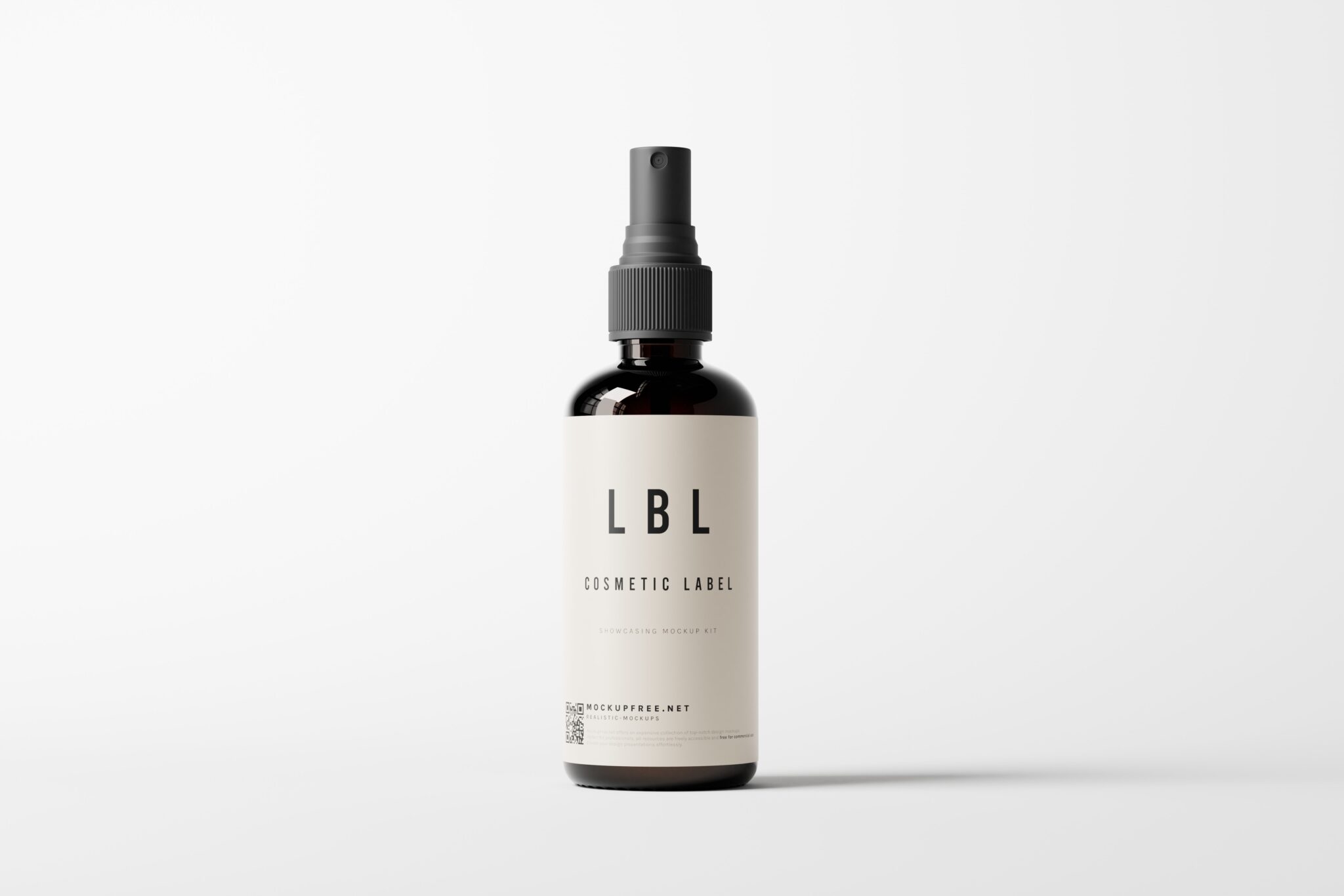 Cosmetic Label Showcasing Mockup Kit - Mockup Free