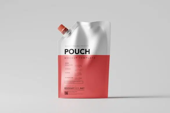 Plastic Pouch Mockups - Mockup Free