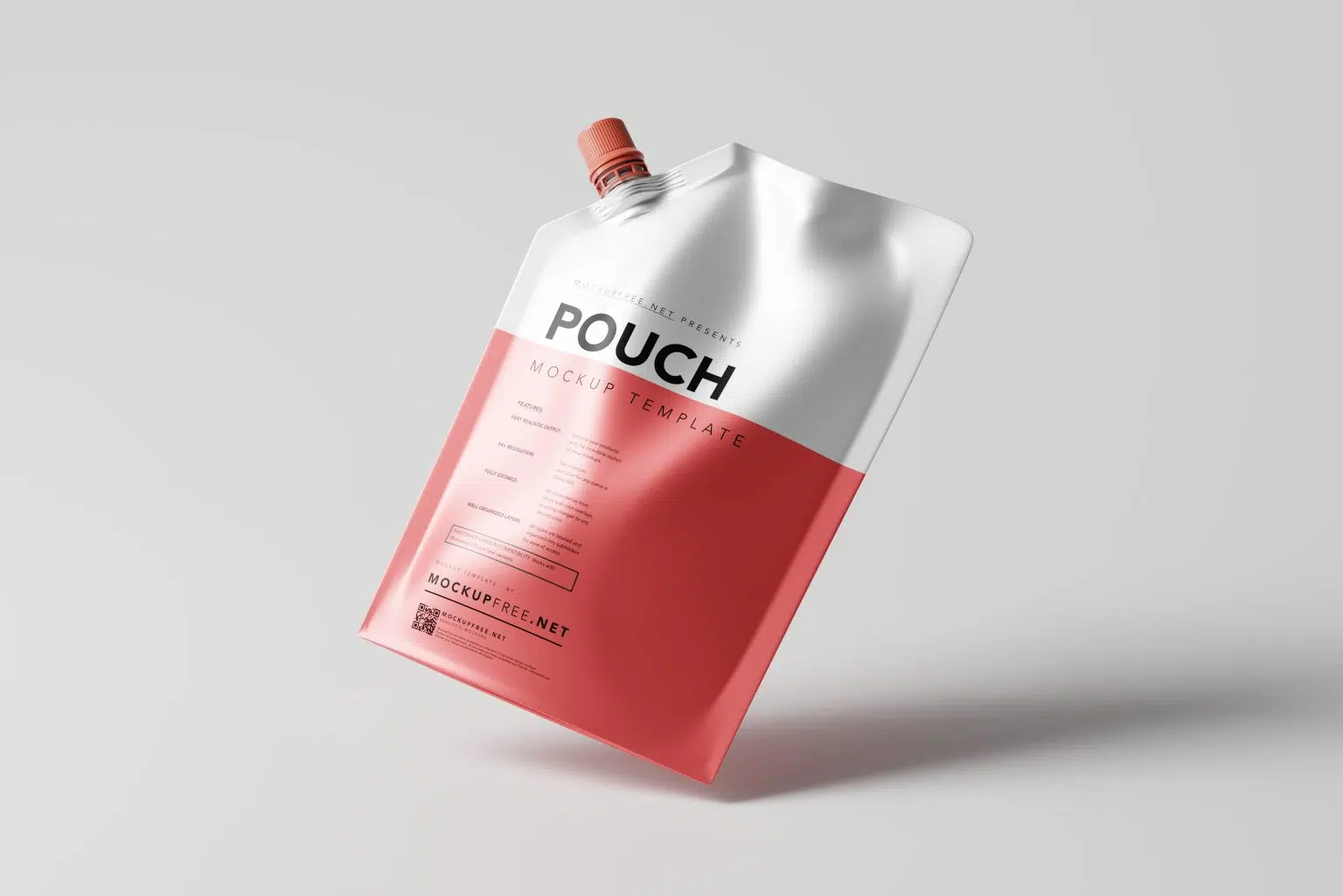 Doy Pack or Plastic Stand-up Pouch Packaging Mockups - Mockup Free