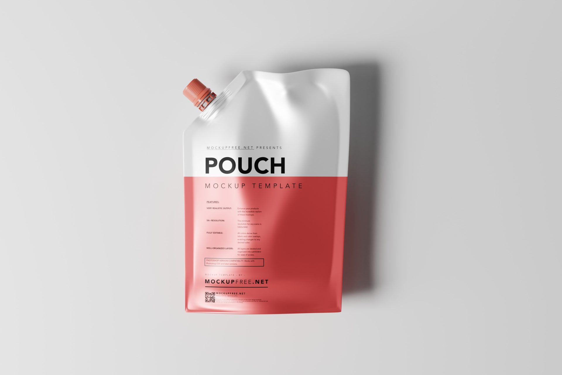 Doy Pack or Plastic Stand-up Pouch Packaging Mockups - Mockup Free