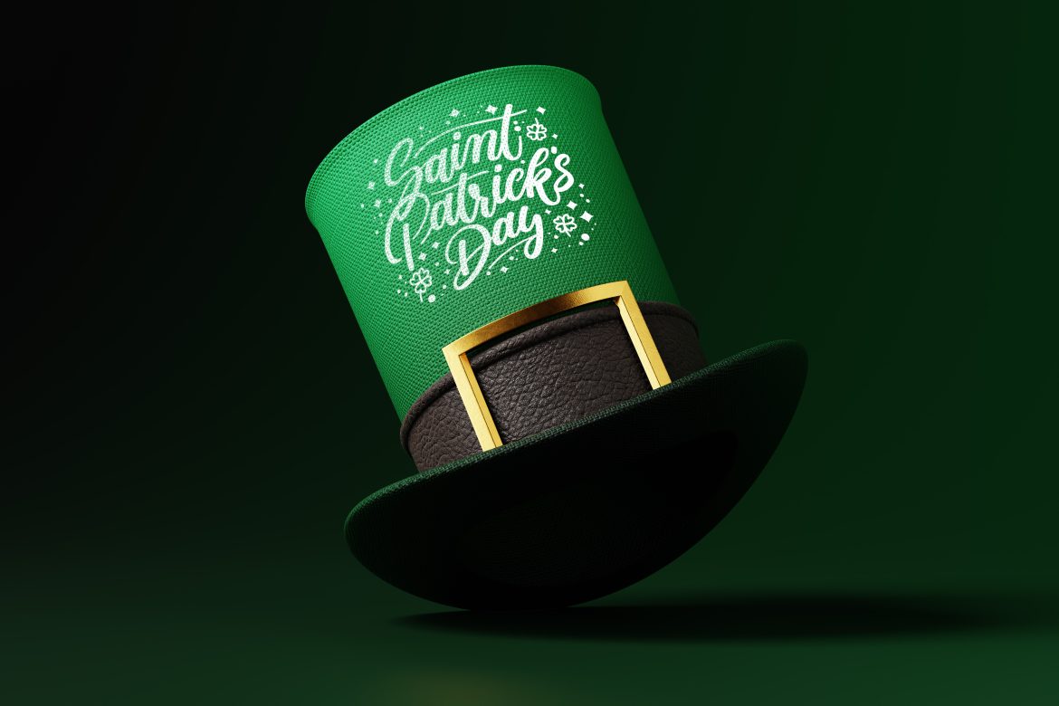 St Patricks Day Hat Mockup - Mockup Free