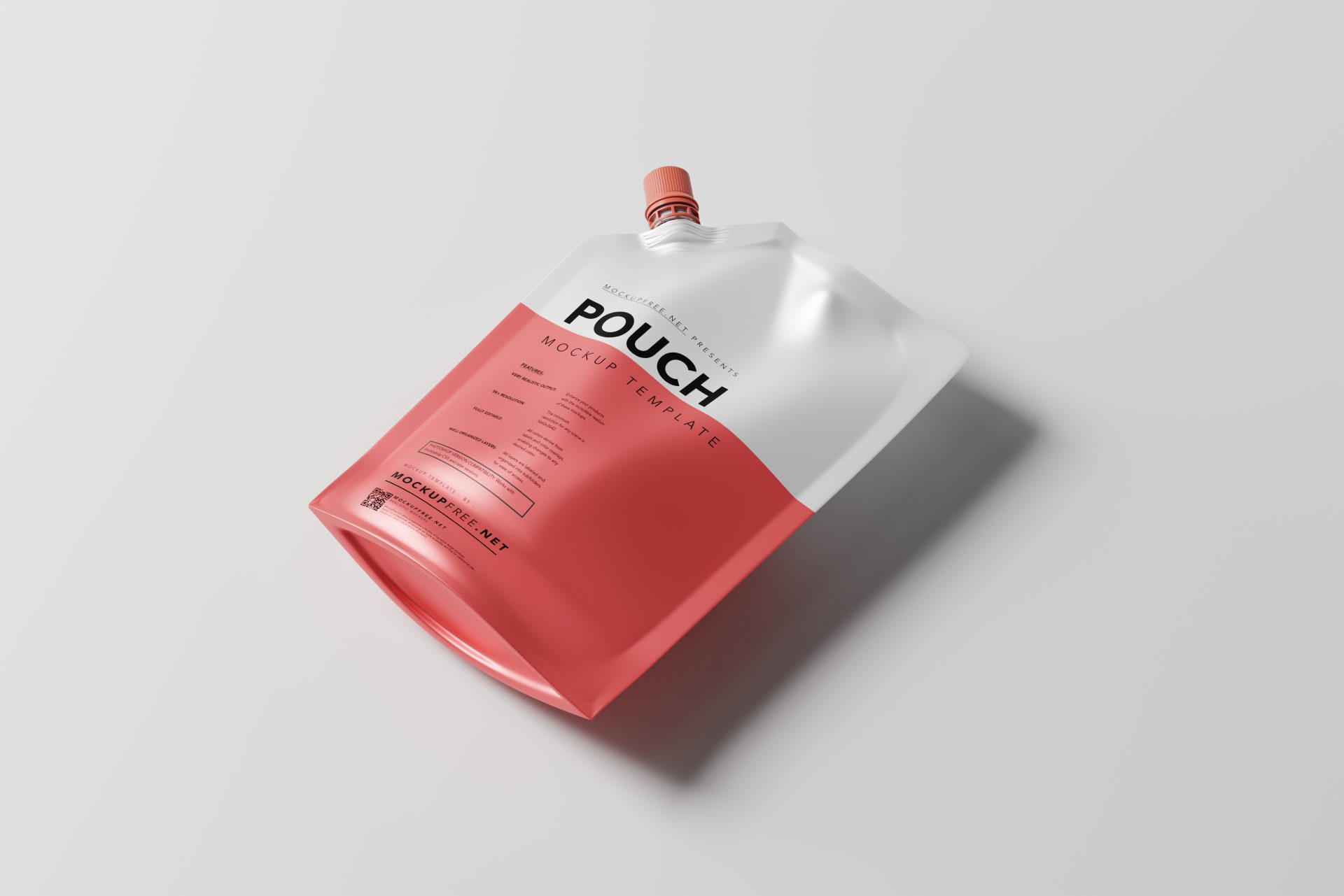 Doy Pack or Plastic Stand-up Pouch Packaging Mockups - Mockup Free