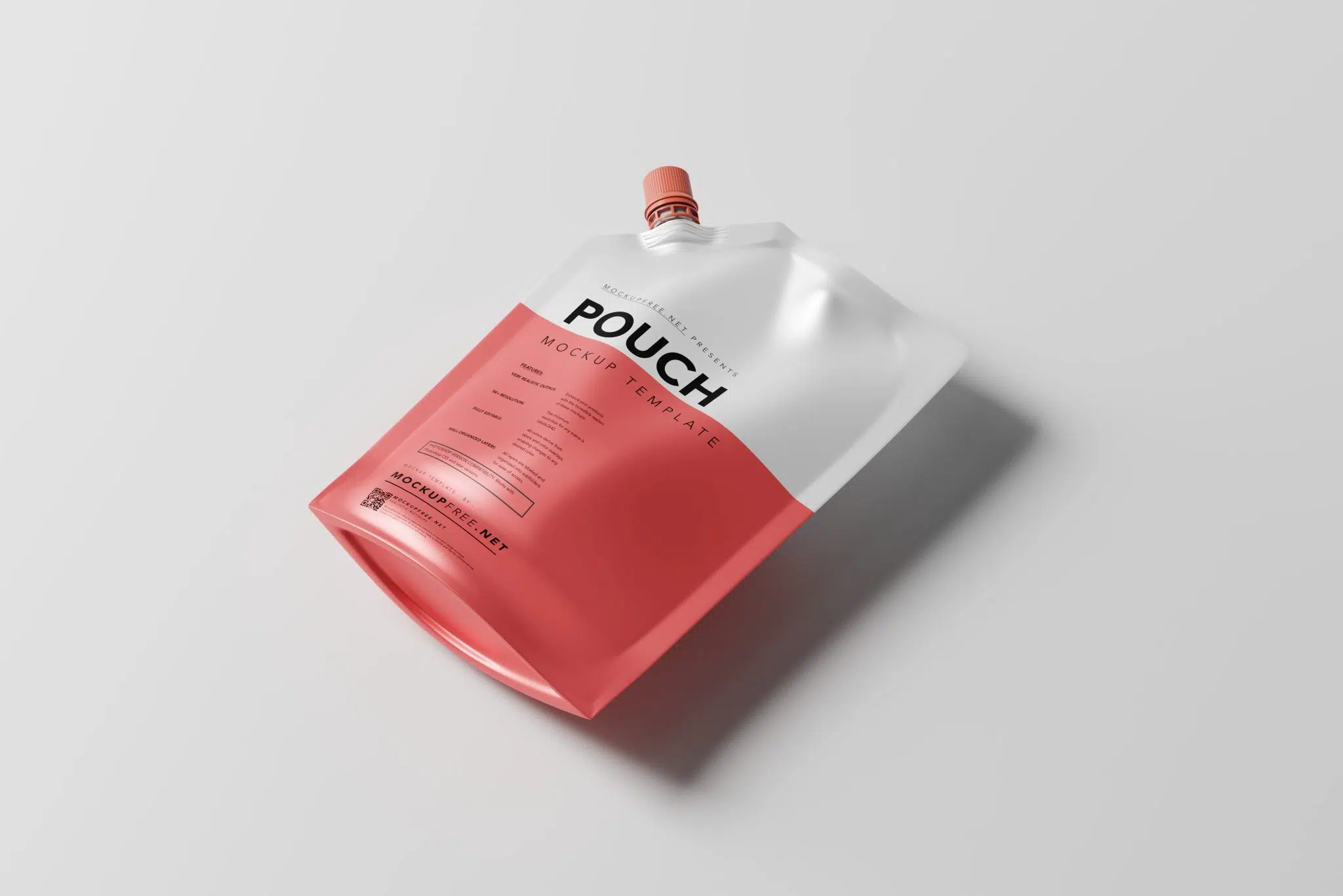 Doy Pack or Plastic Stand-up Pouch Packaging Mockups - Mockup Free