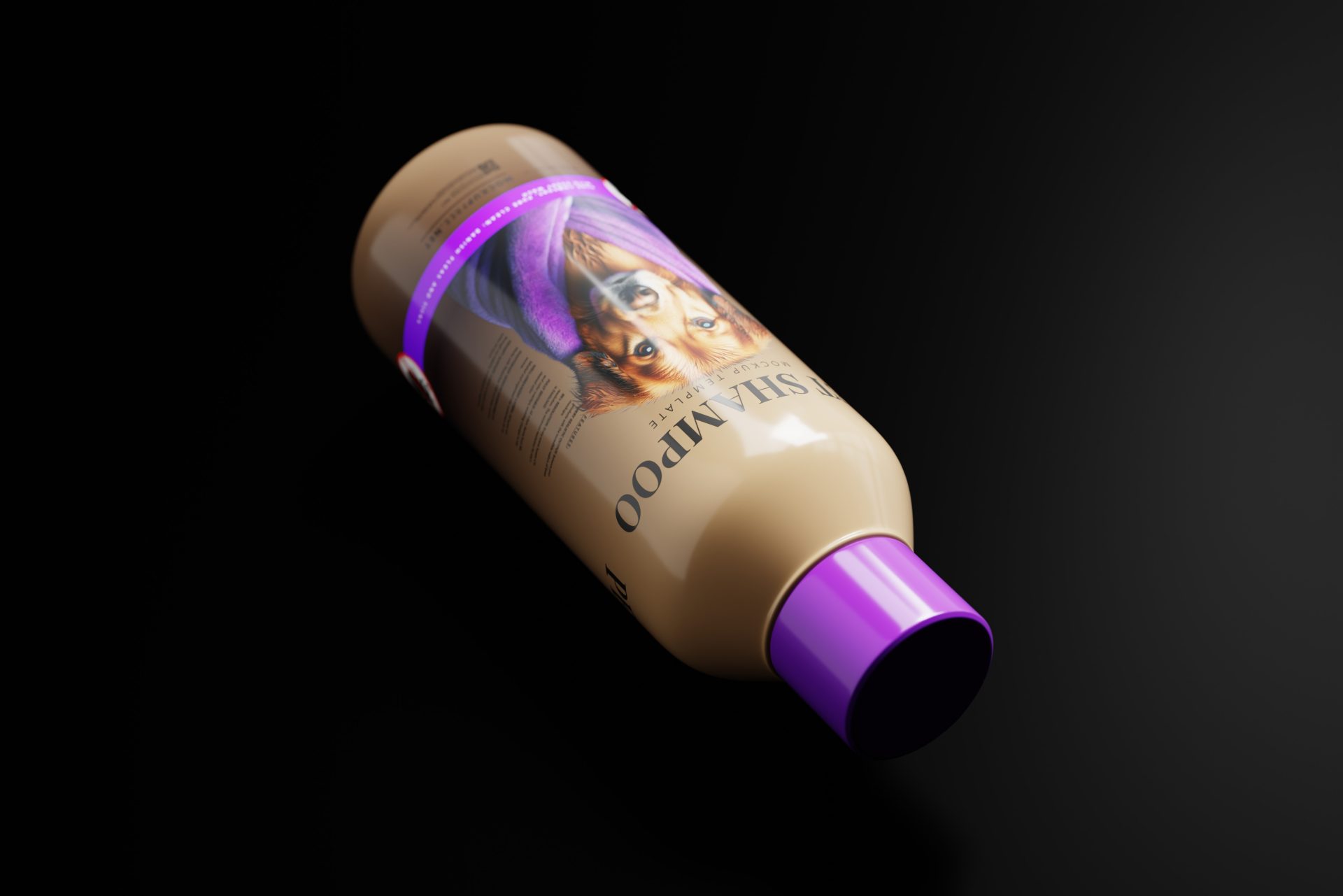 Shiny Plastic Bottle Mockups - Mockup Free